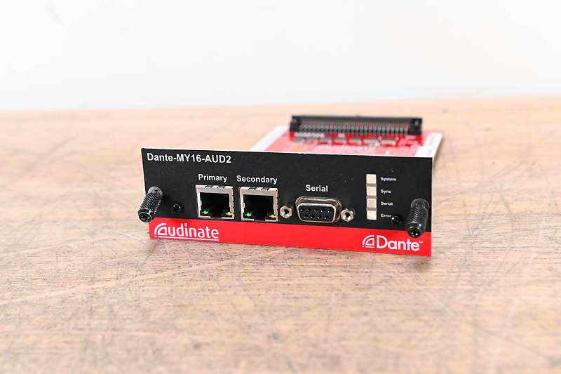 Audinate Dante-MY16-AUD2 16-Channel Dante Network I/O Card | Reverb