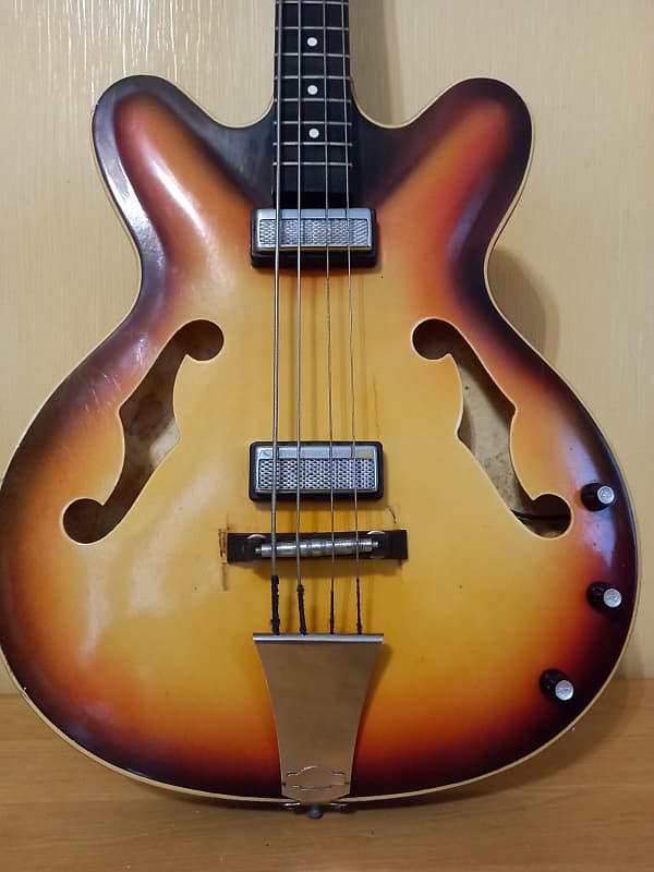 Mariya Bass Guitar 4 Strings USSR Soviet Vintage and Rare | Reverb