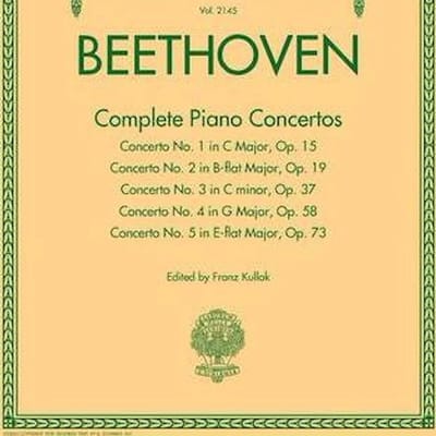 Beethoven: Complete Piano Concertos - with Audio of Full | Reverb