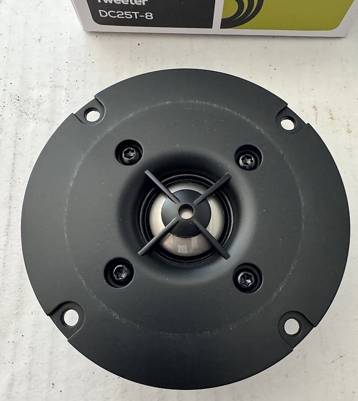 Dayton Audio 1” titanium dome tweeter pair, DC25T-8 | Reverb
