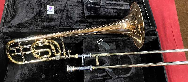 Holton TR158 Large bore F-attach Professional Trombone - Rose | Reverb