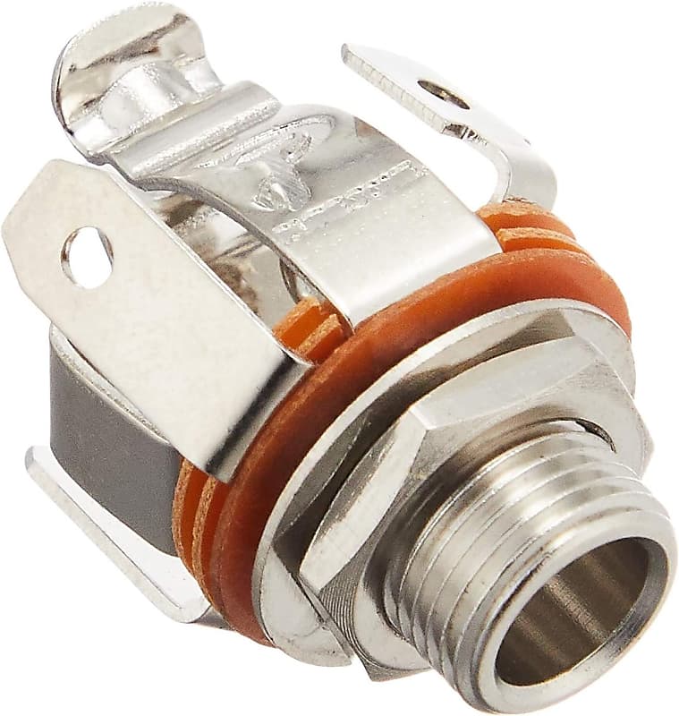 Pure Tone Multi-Contact 1/4 inch Mono Output Jack - Nickel | Reverb