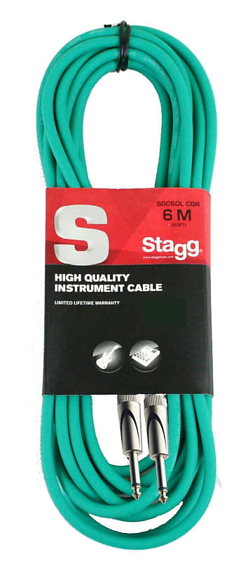 EMD 20 Foot Green Instrument Cable | Reverb