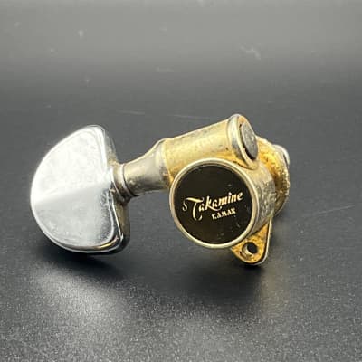 70s/80s Takamine J15E Acoustic, 3 a-side Gold tuner SET | Reverb