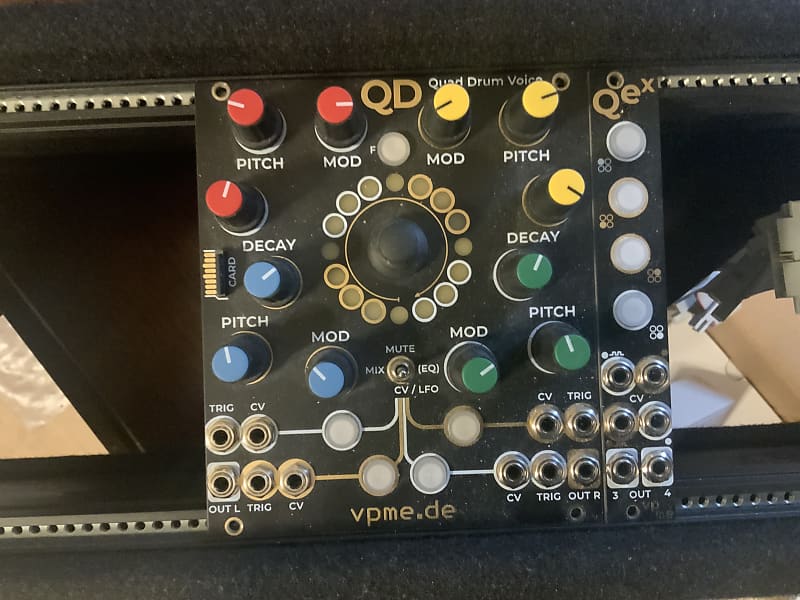 VPME.DE QD quad drum voice with Qex expander 202s - Black | Reverb