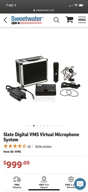 Slate Digital VMS Virtual Microphone System | Reverb UK