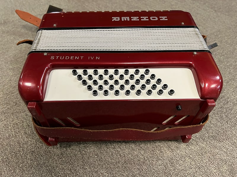 Hohner Student IV N 40 basse rouge | Reverb