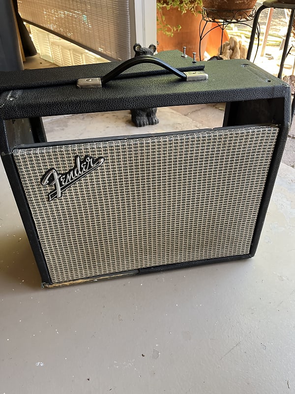 Fender Princeton Reverb Cabinet 1973 - Black | Reverb