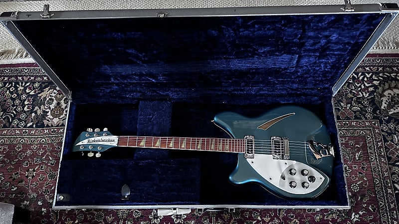 Left-Handed Rare Turquoise Rickenbacker 360 1994 | Reverb