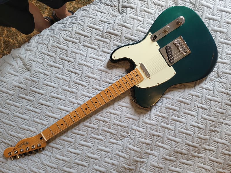 Fender Standard Telecaster 2006 - 2014 Refinished green | Reverb