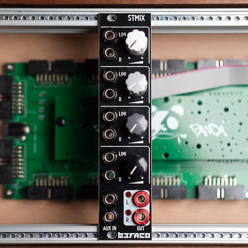 Befaco STMix 4-Channel Stereo Mixer Module - Black | Reverb UK