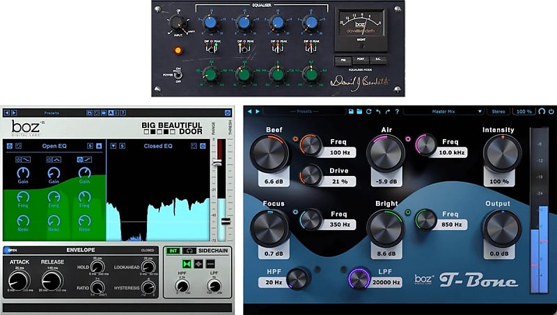 Boz EQ Collection (Download)Plugins Included: Big Beautiful | Reverb