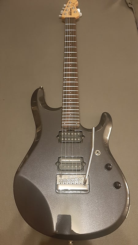 Ernie Ball Music Man JP6 John Petrucci 2009 Saphire Black | Reverb