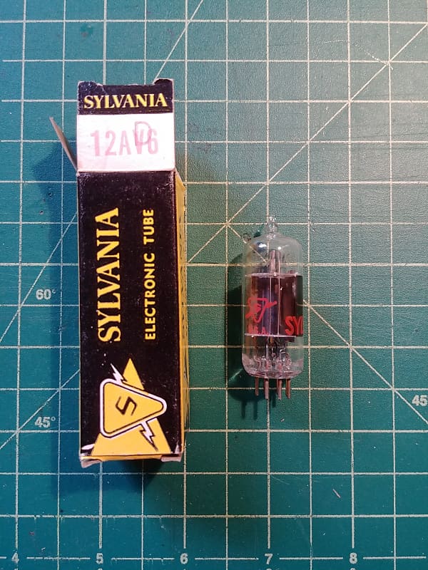 Single Used Sylvania 12AV6 Tube Tested Good 85% | Reverb
