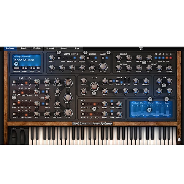 Tone2 Saurus 4 Synthesizer (Download) | Reverb