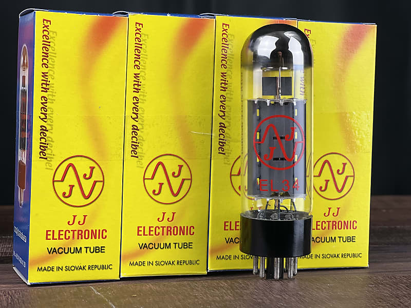 EL34L JJ quad power tubes El34 L series matched quartet | Reverb
