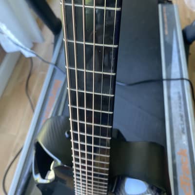 Emerald X20 PRE-PINLESS BRIDGE Black carbon fiber | Reverb