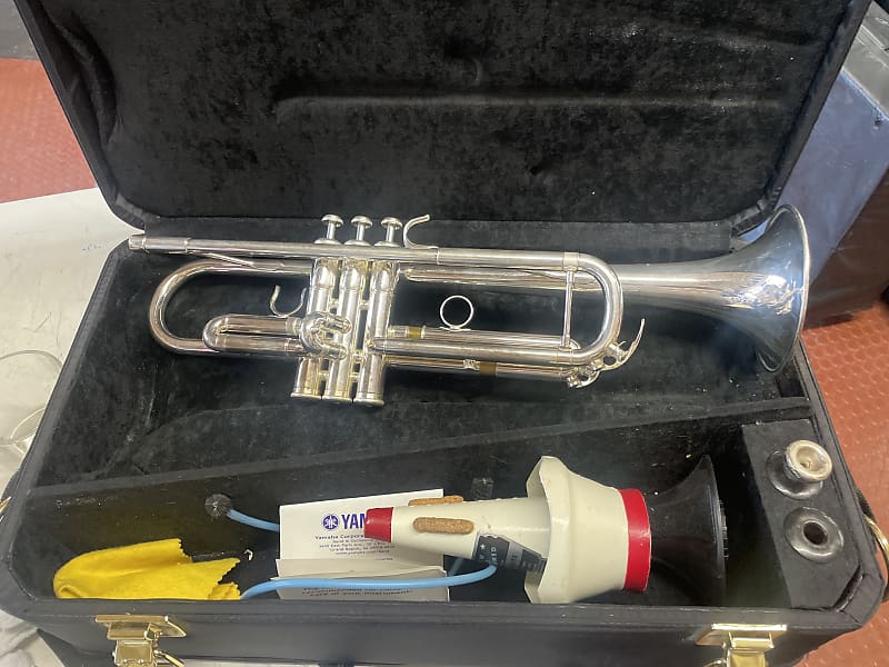 Yamaha YTR 4355G Trumpet 2002 - Silver | Reverb
