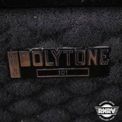 Polytone Model 101 Bass/Guitar amplifier 70s - Black | Reverb