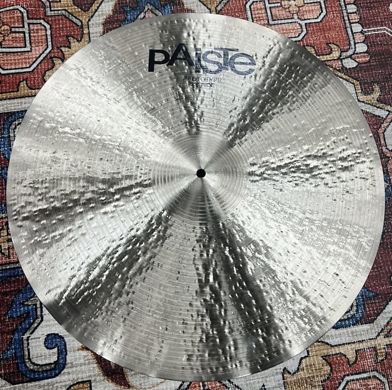 Paiste Masters 22” Prototype Heavy Dark Ride - Brilliant | Reverb