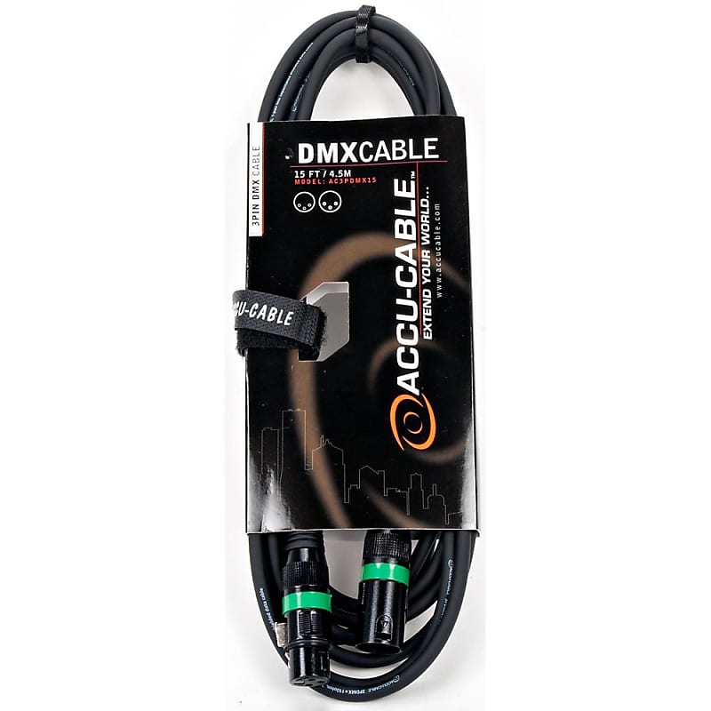 American DJ 3-Pin DMX Lighting Cable 15 ft. | Reverb