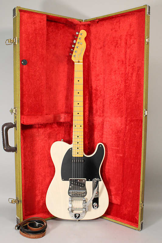 2004 Fender MIJ '50s Telecaster w/ Factory Bigsby White | Reverb