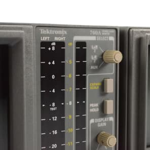 Tektronix 760A Stereo Audio Monitor Oscilloscope 760 A Rack | Reverb