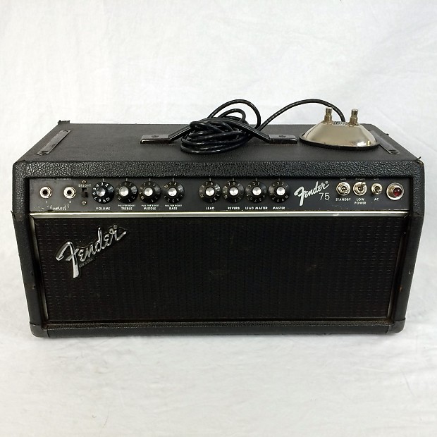 Fender 75 Tube Guitar Amplifier Head | Reverb