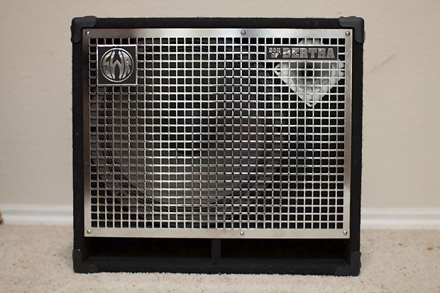 SWR Son of Bertha 1x15 Bass Cabinet With Horn Great Condition | Reverb