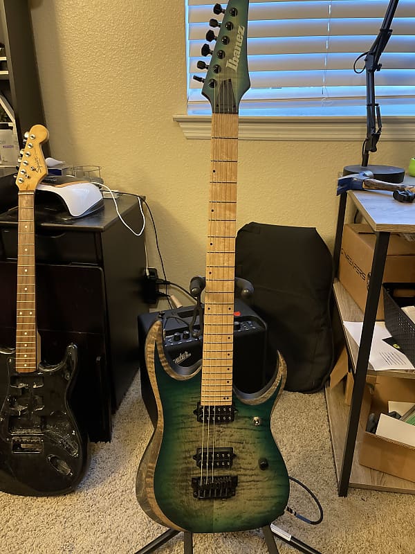 Ibanez RGD61AL-SSB Axion Label Stained Sapphire Blue Burst | Reverb
