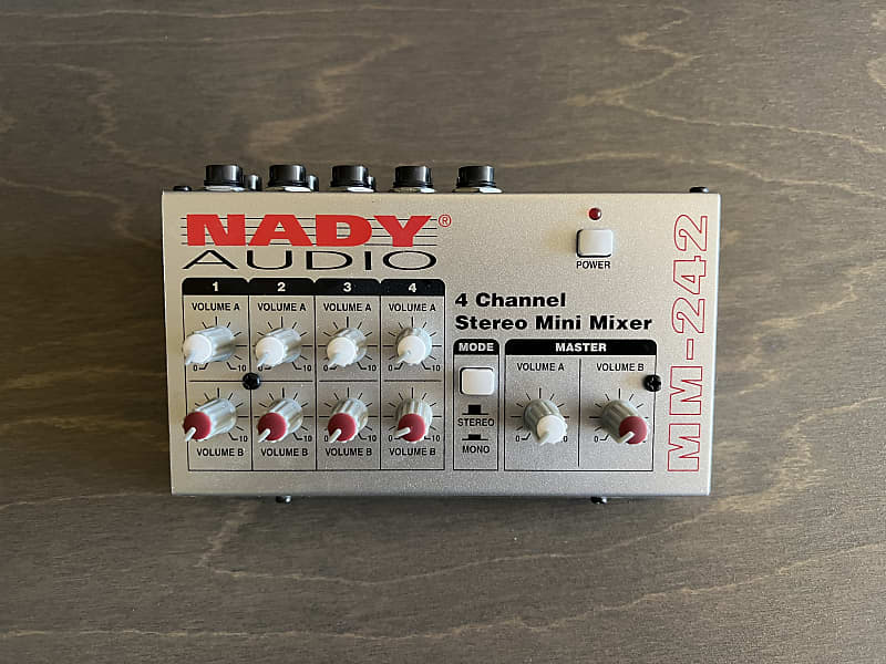 Nady Audio MM-242 4-Channel Stereo Mini Mixer | Reverb