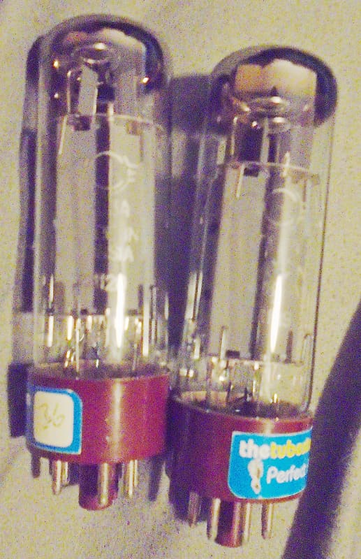 Matched Pair of Winged C EL34 Vacuum Tubes Russia Used | Reverb