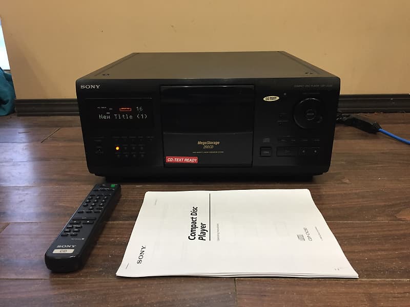 Sony CDP CX250 MegaStorage 200 CD Changer Player With Remote | Reverb