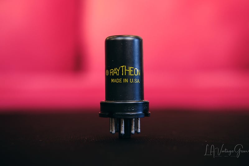 Vintage Raytheon 6SJ7 Metal - Tests Good | Reverb