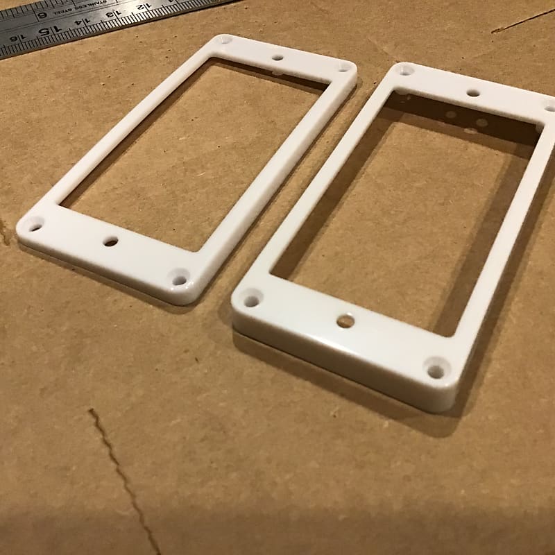 Generic White Humbucker Pickup Ring Set | Reverb