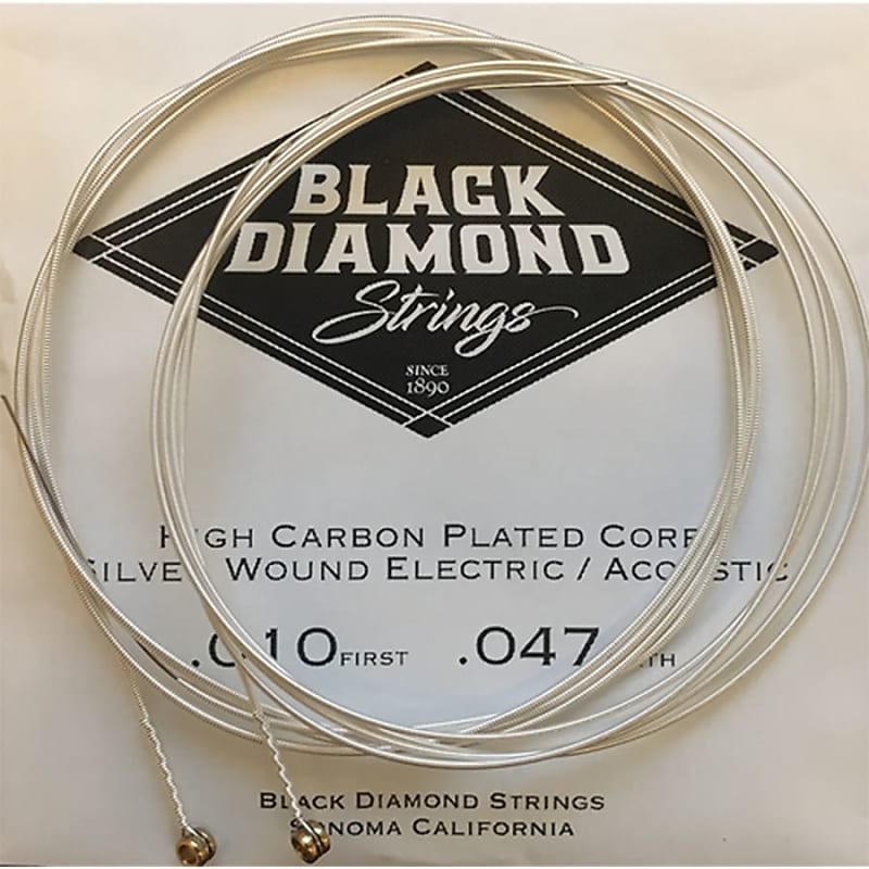 Black Diamond Strings N754XL Acoustic Silverplated Wound | Reverb