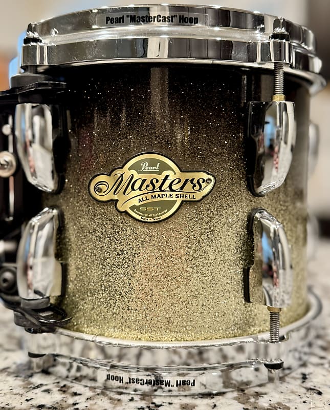 Pearl Masters MCX - 8x7 Tom Black Sparkle Fade VERY RARE!!! | Reverb