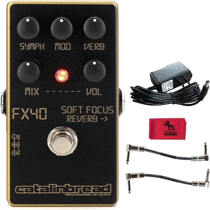 Mint Catalinbread Soft Focus Shoegaze Reverb Pedal, LTD Black | Reverb