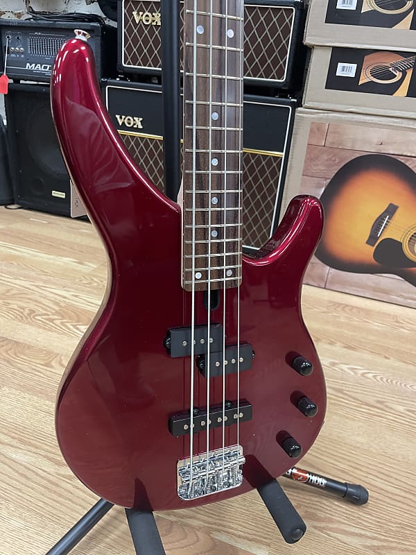 Yamaha RBX170 4-String Bass Guitar Metallic Red | Reverb