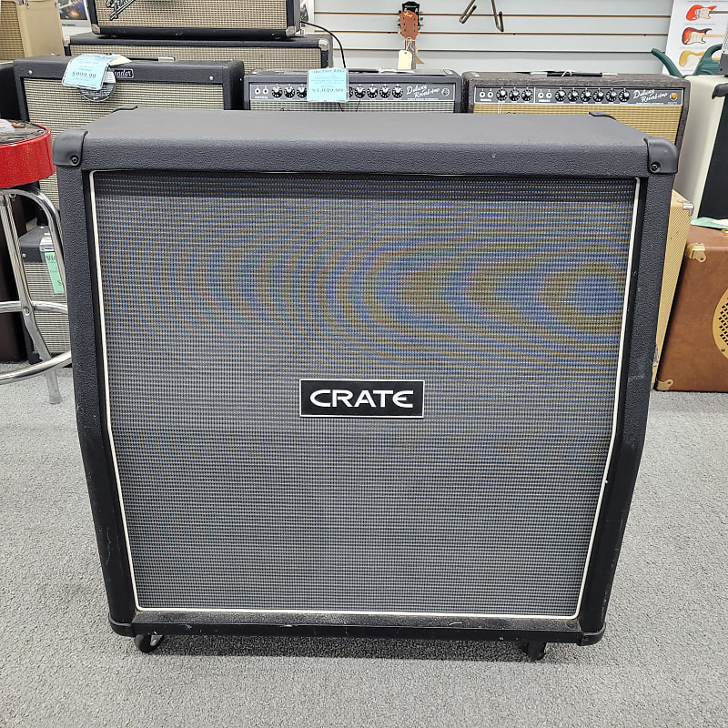 Crate Flex412A 4x12 Slant Cab - Black | Reverb