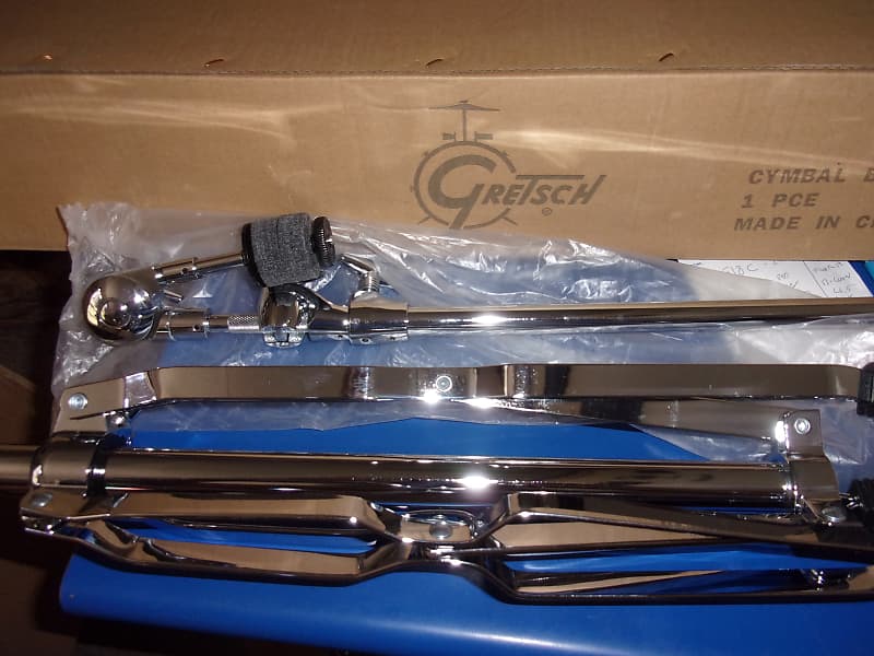 Gretsch Drum Heavy Duty Chrome Boom Arm Cymbal Stand double | Reverb