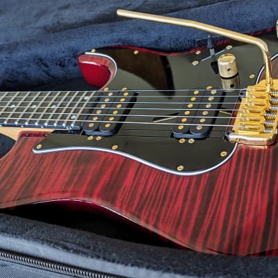 Kiesel Delos 6X 2019 - Red Flamed Maple | Reverb