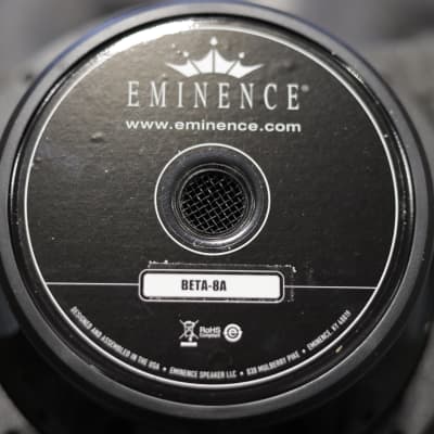 Eminence BETA-8A 8" American Standard Series Speaker | Reverb Canada