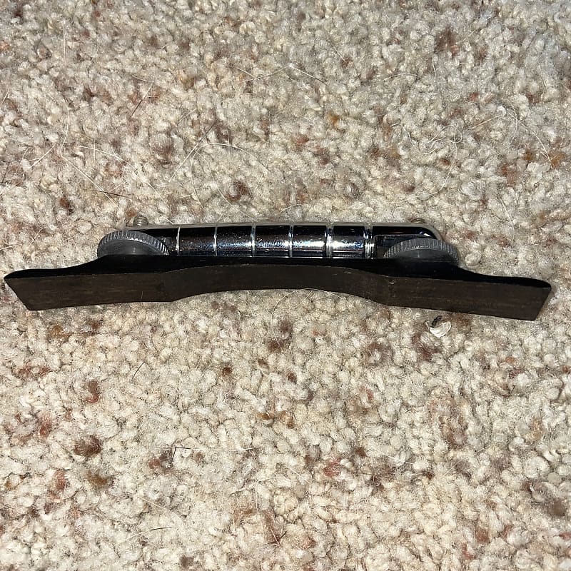 Original Vintage 1957 Gretsch Rocking Bar Bridge-Nickel | Reverb