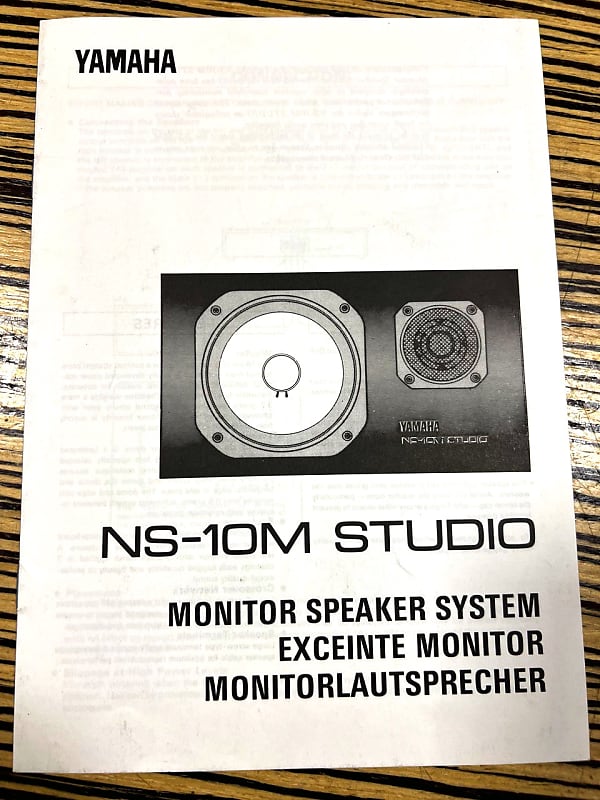 Yamaha NS-10m Owner's manual with circuit diagram schematic! | Reverb