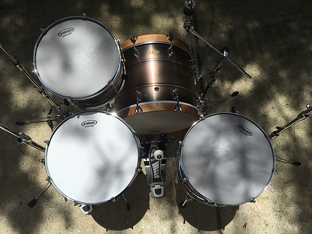 Worldmax Brass shelled Bop kit 2017 Natural Brass | Reverb