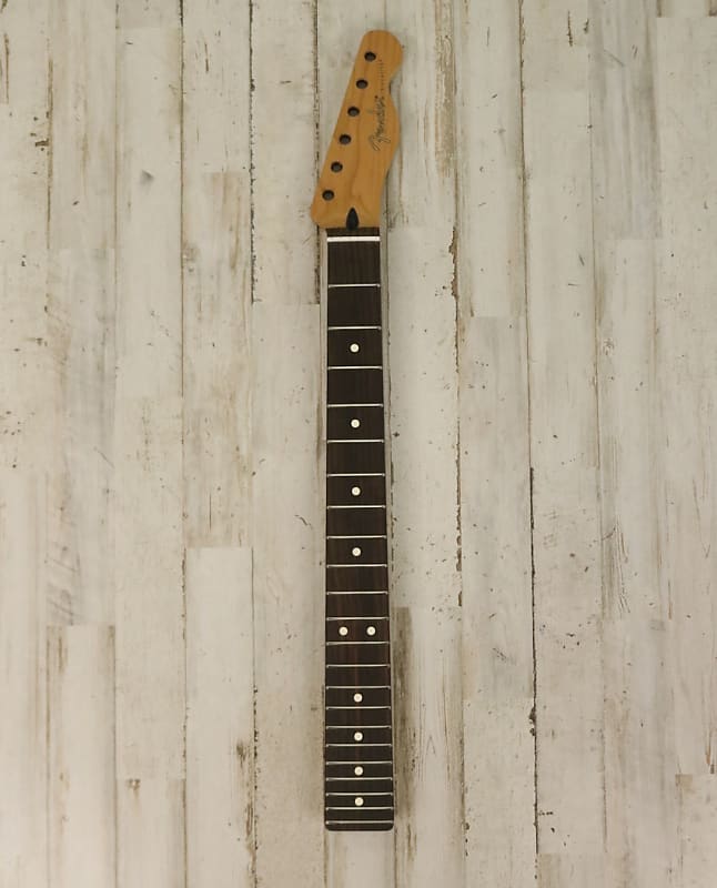 NEW Fender Satin Roasted Maple Telecaster Neck - Rosewood | Reverb