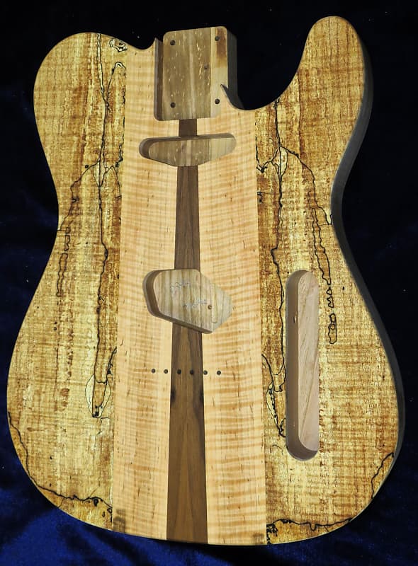 Spalted Maple/Flamed Maple/Walnut Top \ Aged Cherry | Reverb