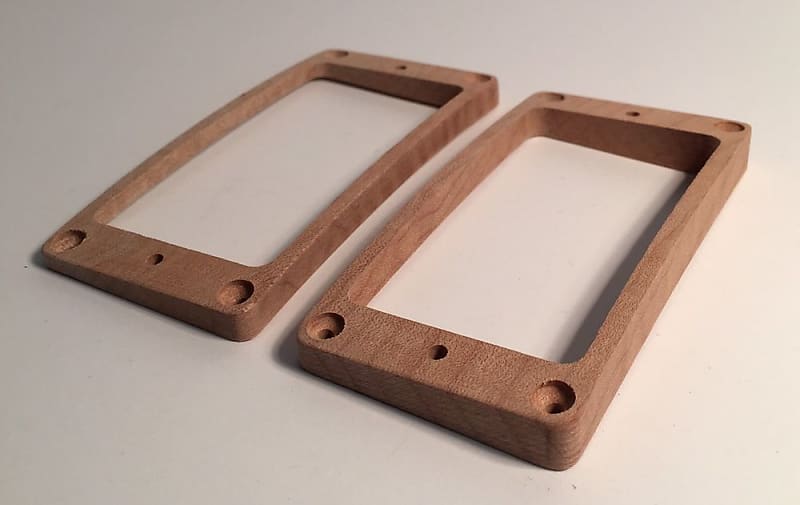 Guilford Maple Humbucker Pickup Ring Set - Fits Gibson Les | Reverb