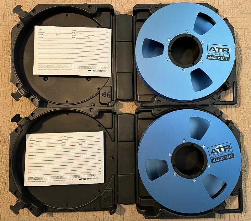 ATR Master 2" Take Up Reels (2 included - Empty) with Boxes | Reverb